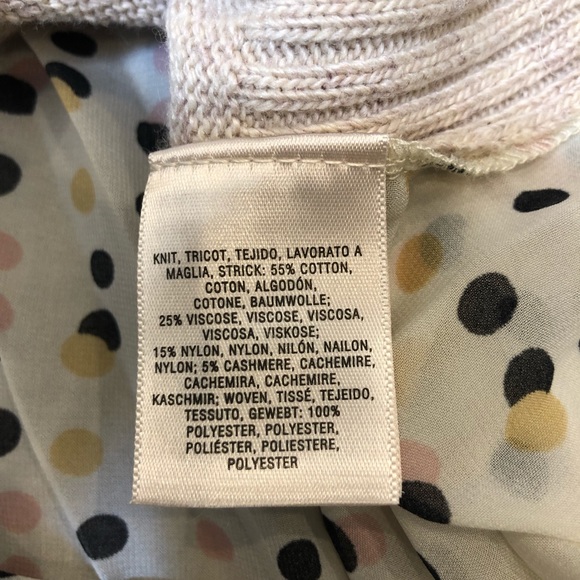 Anthropologie | Sweaters | Anthropologie Moth Cashmere Blend Sweater Xs ...